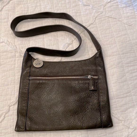 The Sak | Bags | The Sak Purse Brown W Gold Lightweight Envelope Type ...